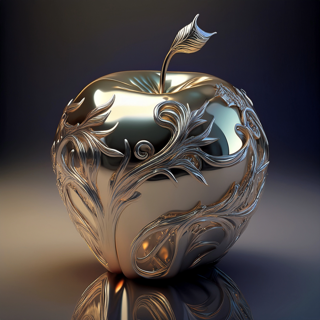 Platinum Apple Pick – Chalk and Chapters LLC